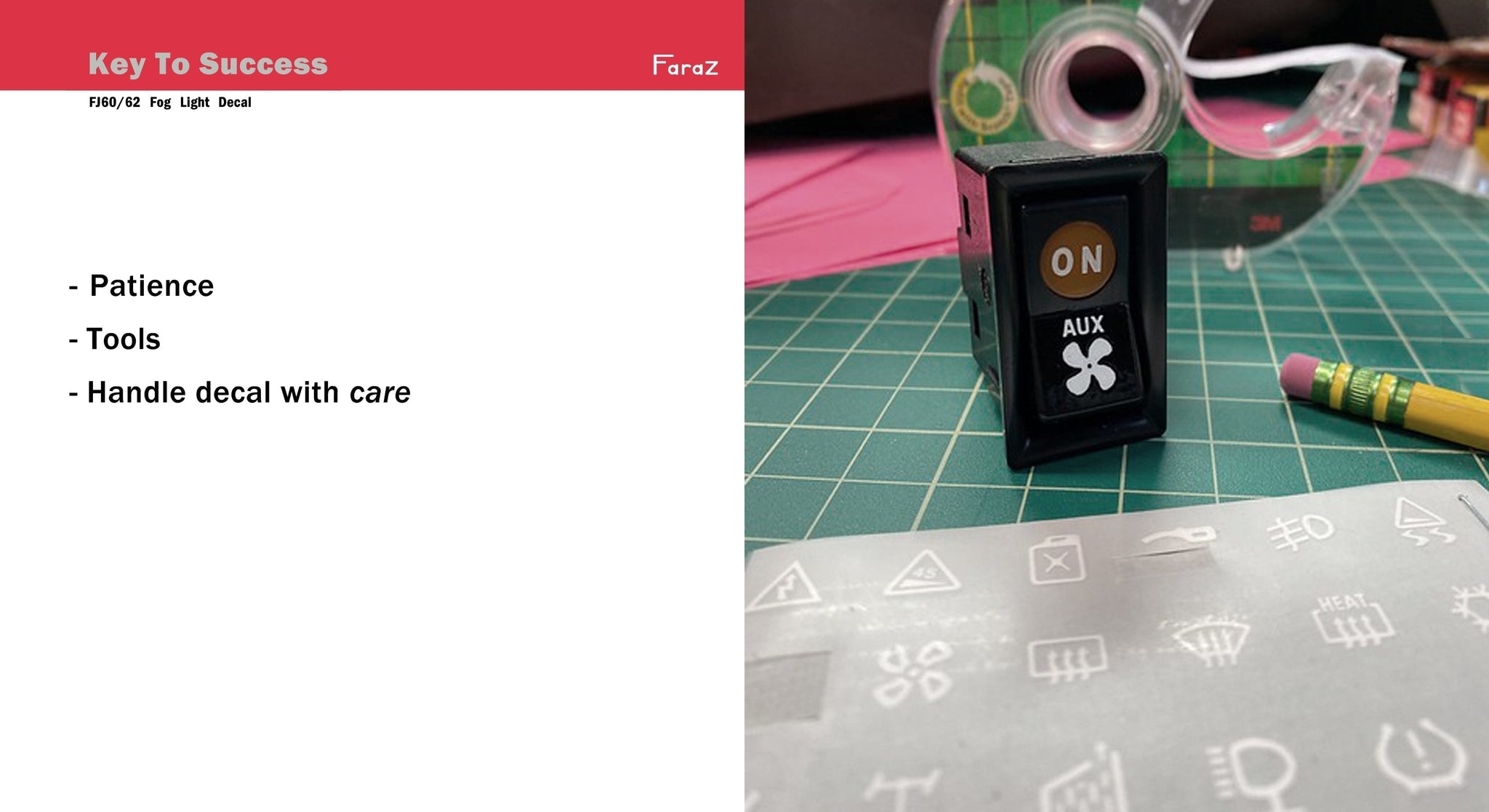 TILT decal kit (Toyota) – MoFaraz