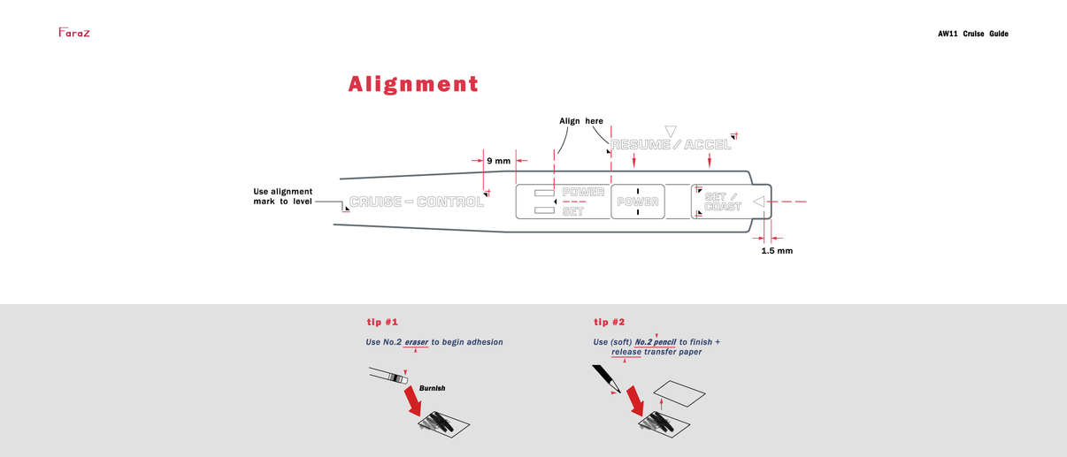 Cruise decal kit MR2 AW11/AE86 – MoFaraz