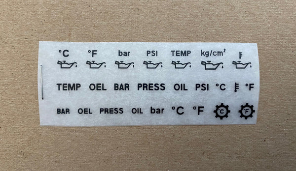 OIL Symbol + Lettering Decal Kit – MoFaraz